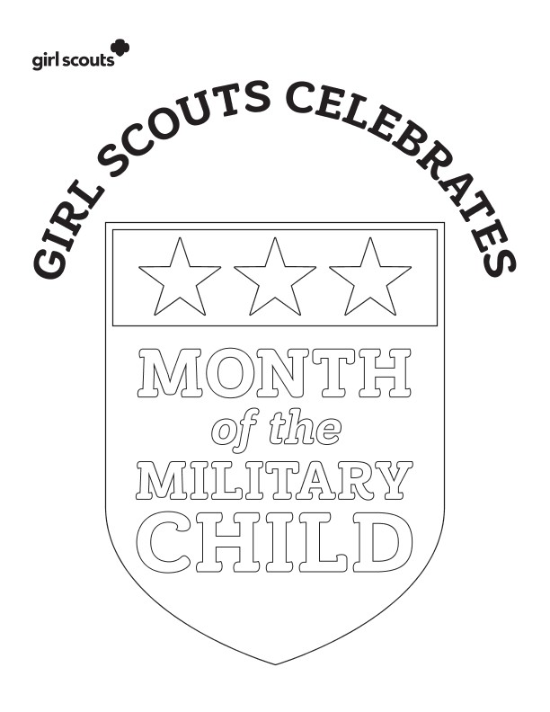 girl scout coloring pages with promise